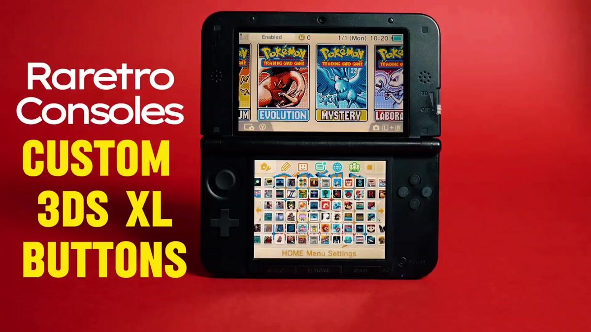 3DS XL Custom Buttons - Self Install or Mail your device in! | Raretro ...